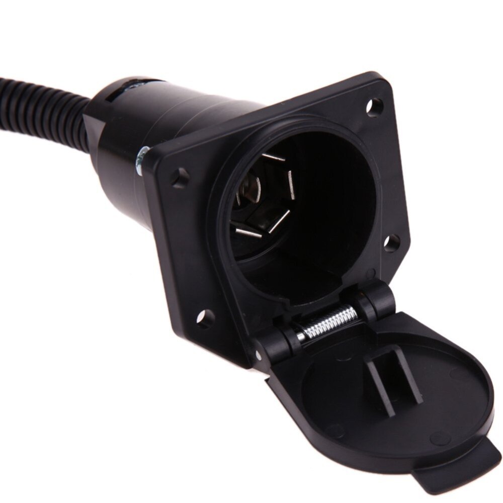 4 Flat to 7 Way Blade Trailer Adapter Electrical C... – Vicedeal