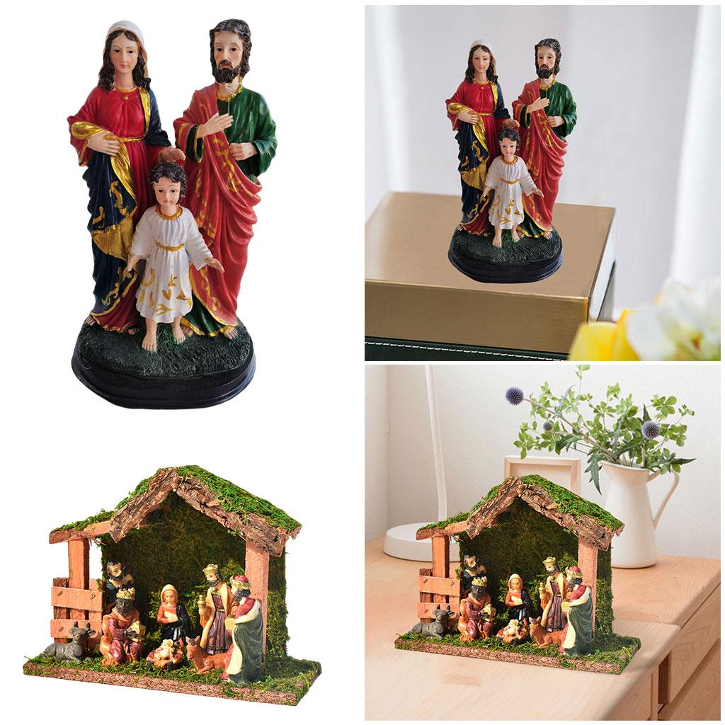 Easter Jesus Scene Statues-- Jesus Resurrection Mi... – Grandado