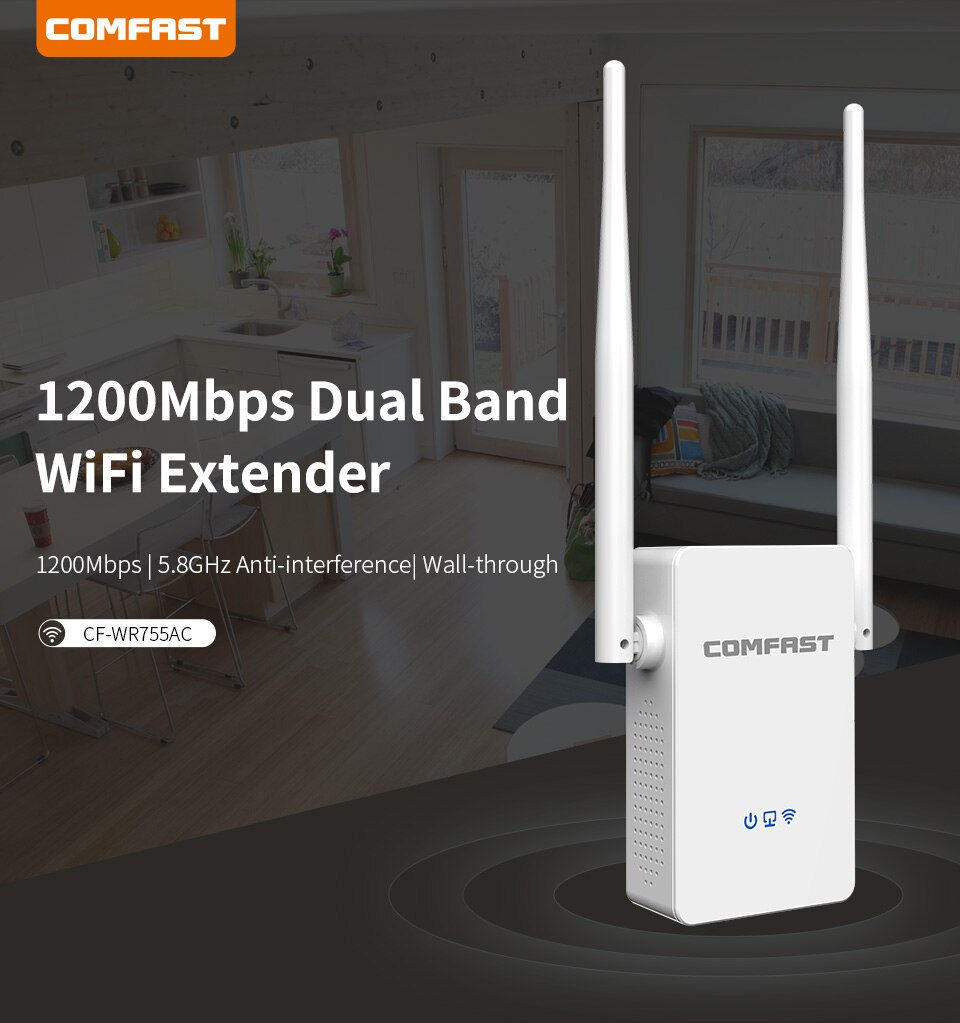 1200 Mbps Wireless WiFi Repeater Signal Verstärker... – Grandado