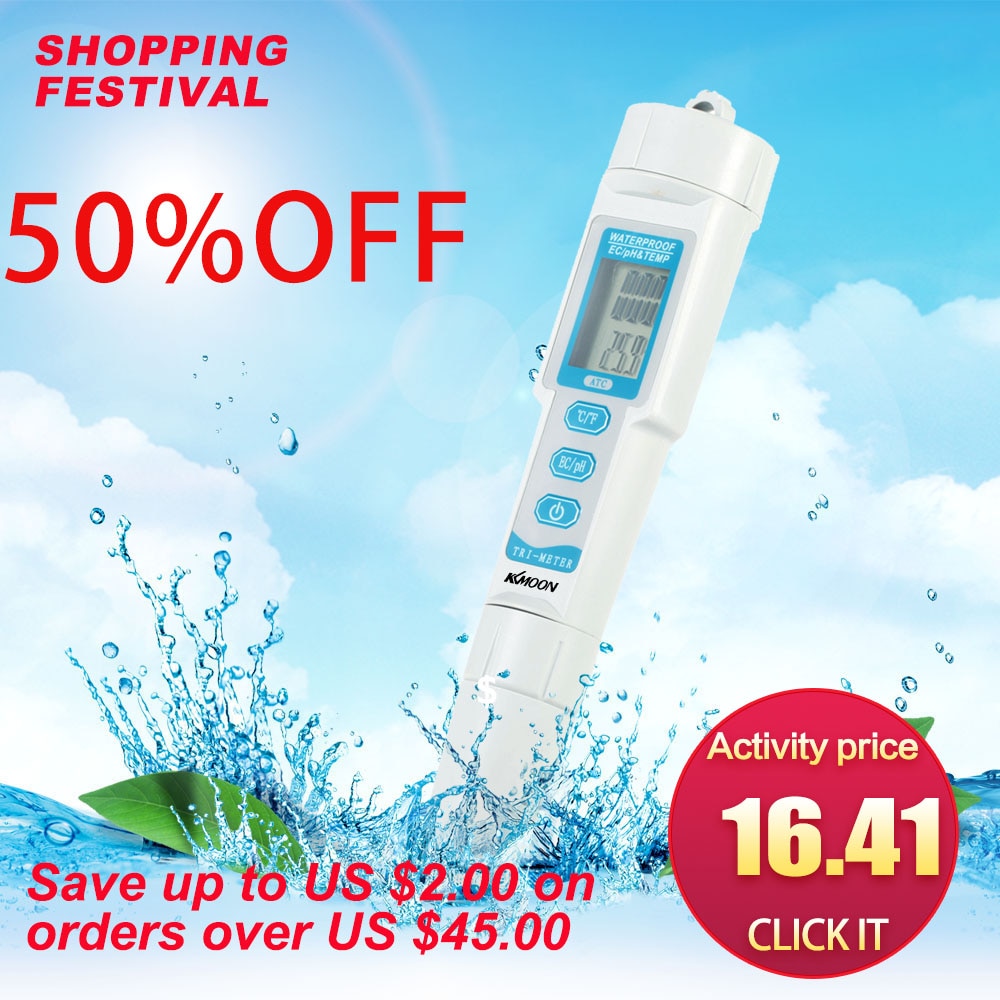 3 in 1 Multi-parameter Water Tester Pen Type pH &a... – Grandado