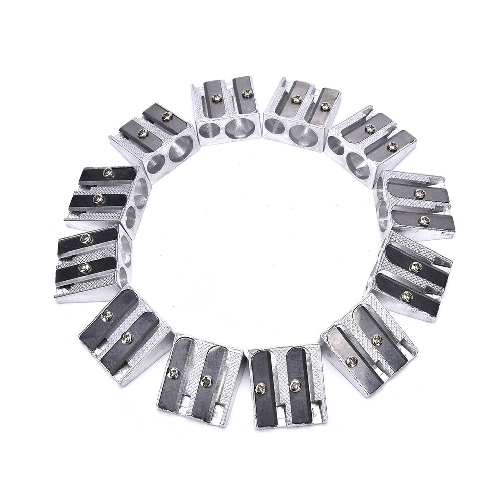 3pcs/set Sliver Metal Hand Pencil Sharpener Metal ... – Grandado