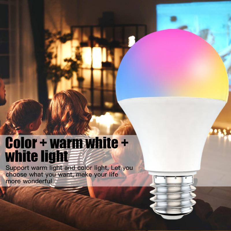 TUYA 9W WiFi Smart Light Bulb B22/E27 LED RGB Lamp... – Grandado