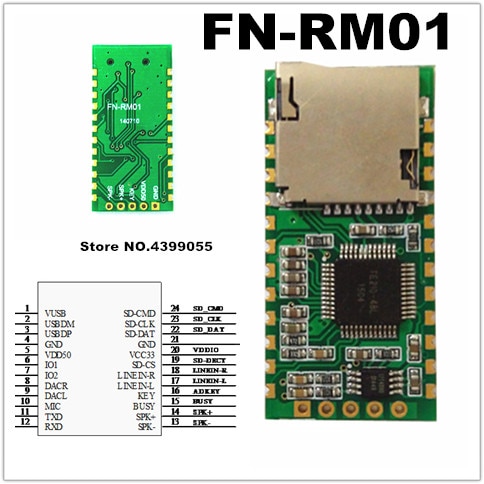 (1PCS) FN-RM01 FN RM01 Serial port MP3 recording m... – Grandado
