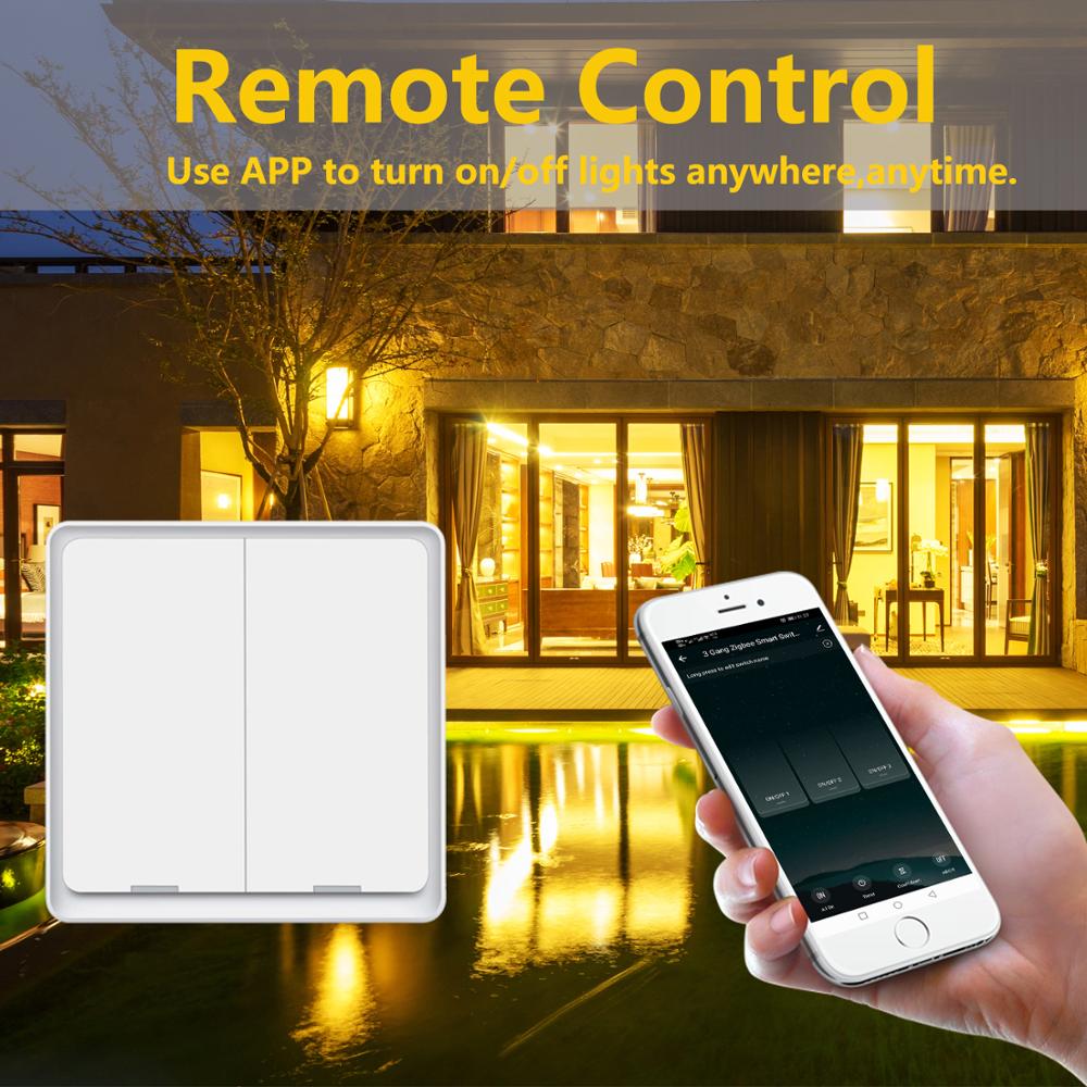 Tuya Zigbee Smart Switch 1 2 3 Gang Smart Home Aut Vicedeal