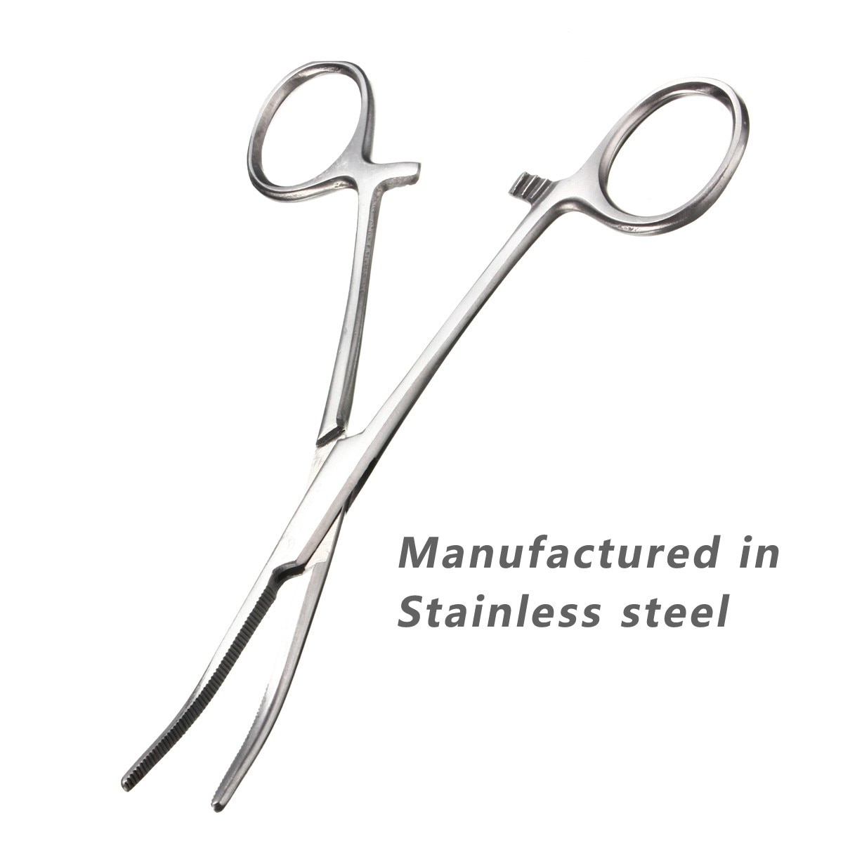 12.5/14/16cm Self Locking Stainless Steel Curved F... – Vicedeal