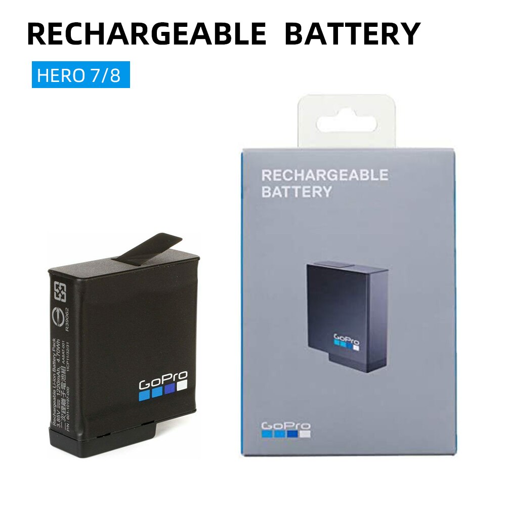 ★GoPro HERO7 / 8 Black Original Rechargeable Batte... – Grandado