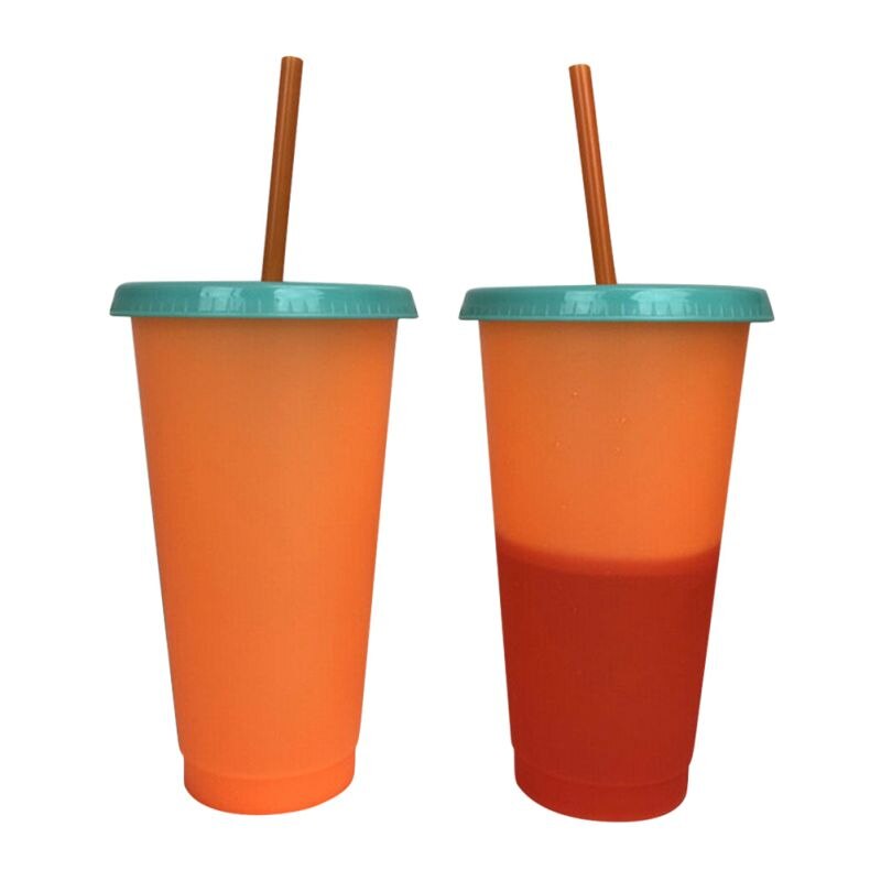 Reusable Water Bottles Temperature-sensitive Plast... – Grandado