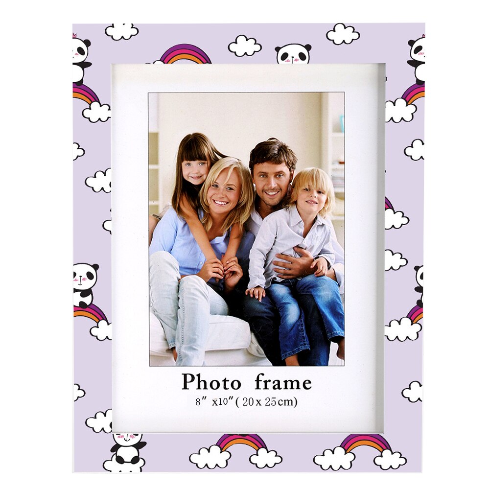 4 Color Cartoon Panda Pattern Wooden Photo Frame T... – Grandado