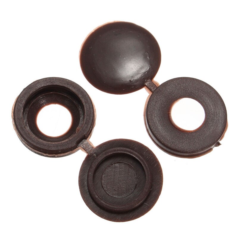 50pcs/Set ABS Hinged Plastic Screw Cover Fold Caps... – Grandado