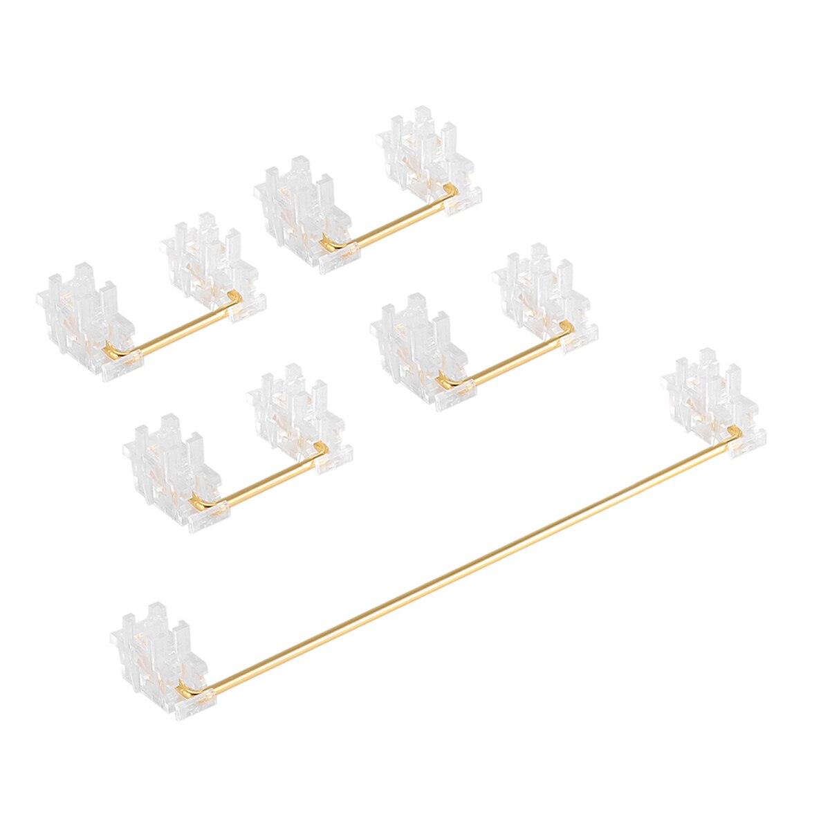 DUROCK Transparent Plate Mount Stabilizer with Cle... – Vicedeal