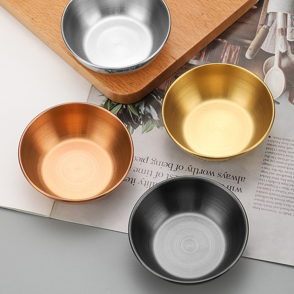 2pcs Dish Side Dish Plate Metal Seasoning Dish App... – Grandado