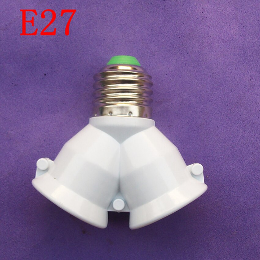 E27 1 Male to 2 Female Y Shape LED CFL Light Bulb ... – Grandado