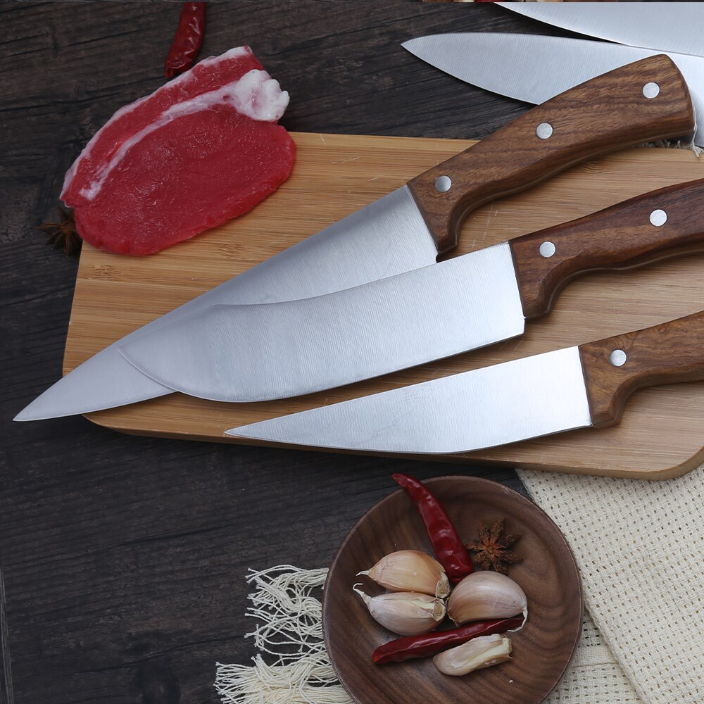 Damask Kitchen knives Set Chef Slicing Boning Kniv... – Grandado