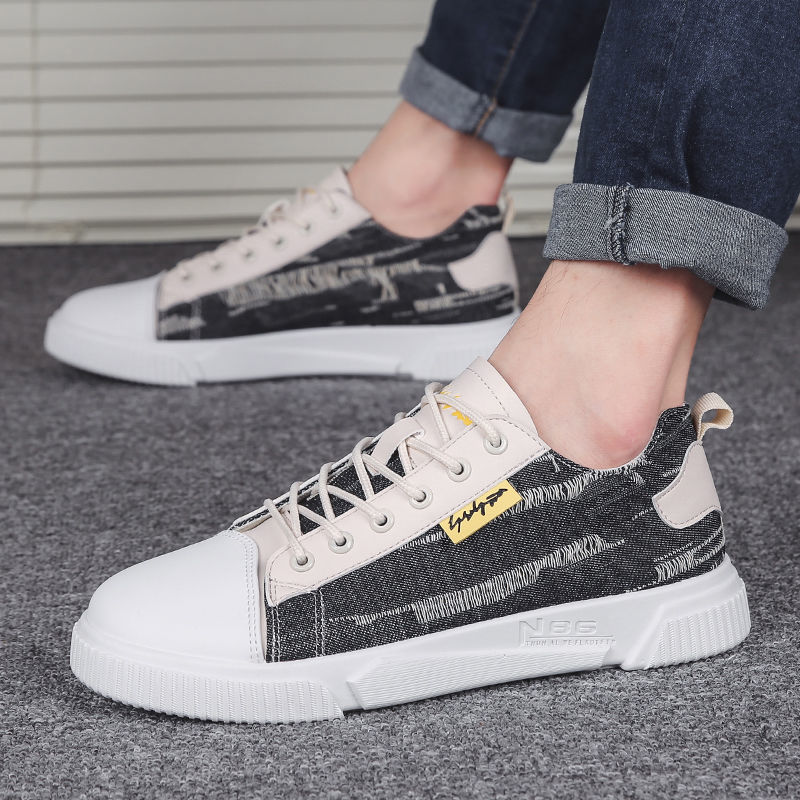 Zapatillas de lona deshilachadas para adolescentes... – Vicedeal