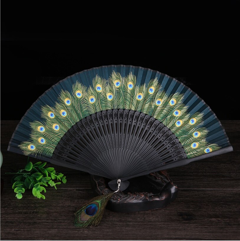 Chinese wind fan fan zijde doek huwelijksgeschenke... – Vicedeal
