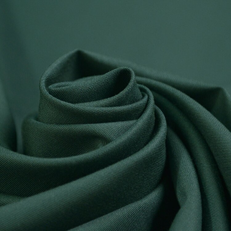 Deep green rib stitch natural silk and cotton blen... – Vicedeal