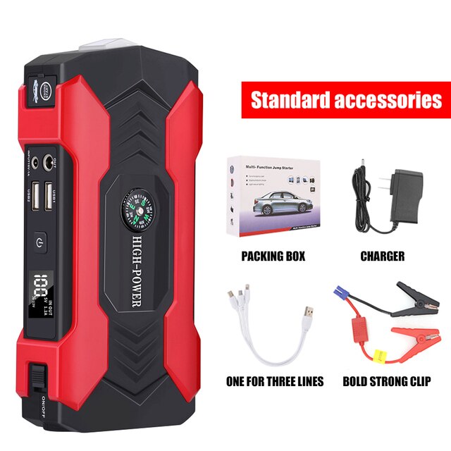 20000Mah Auto Batterij Jump Starter Draagbare Nood... – Vicedeal