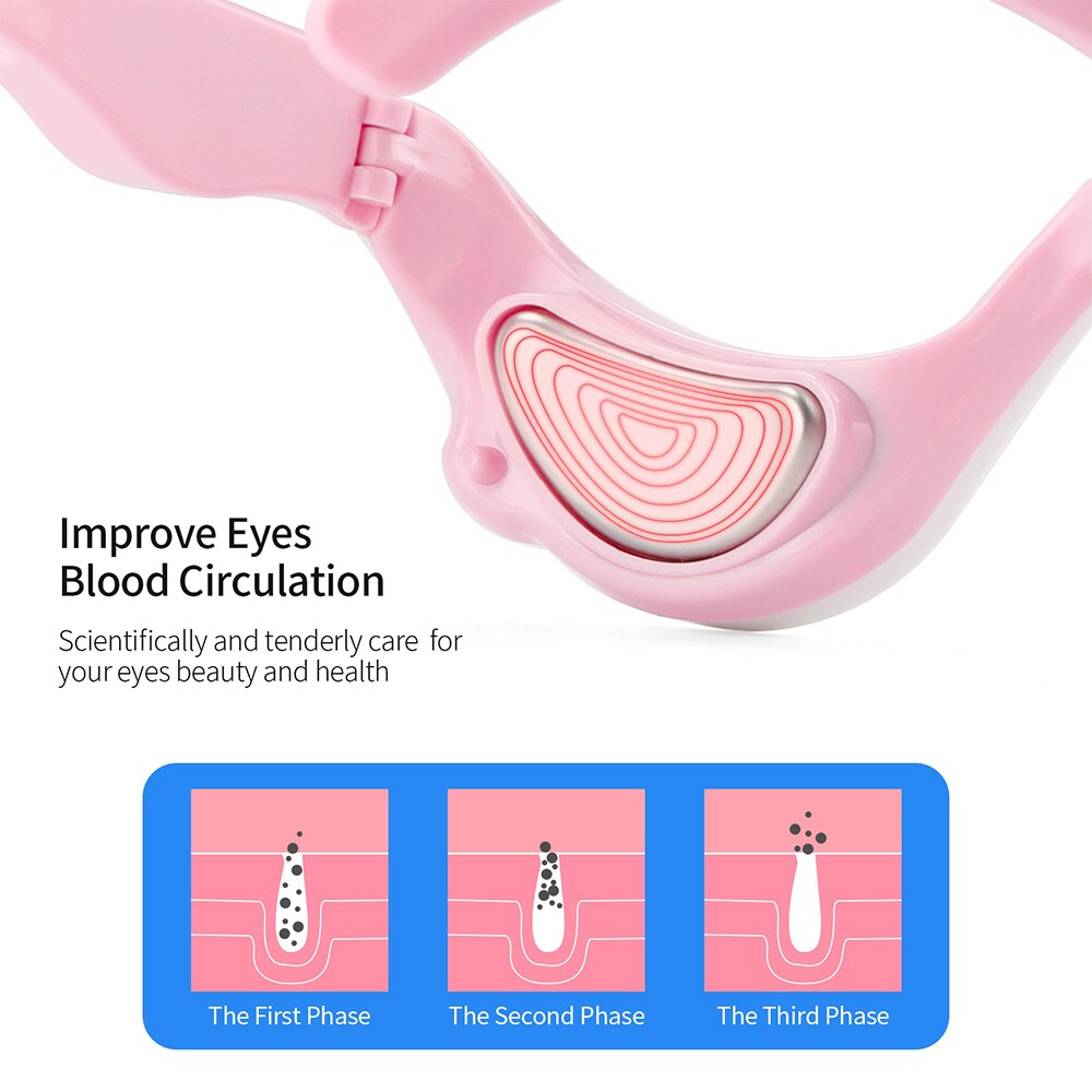 Electric Eyes Vibration Massager Mask EMS Warm Com... – Vicedeal