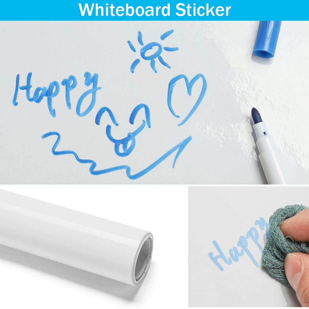 1 Pcs Whiteboard Stickers Removable Vinyl Draw 45x... – Grandado