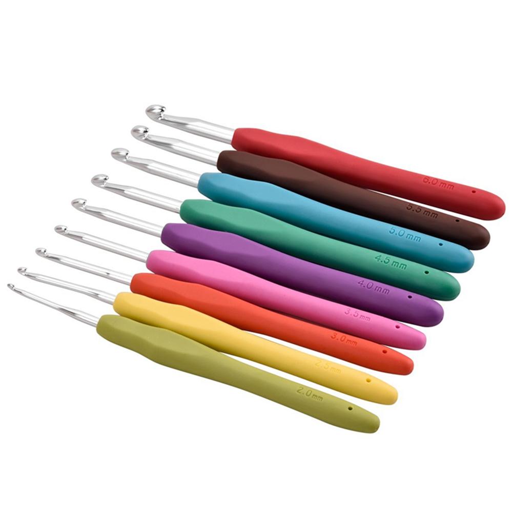 Ergonomic Rubber Crochet Hook Soft-Touch Handle Sm... – Vicedeal