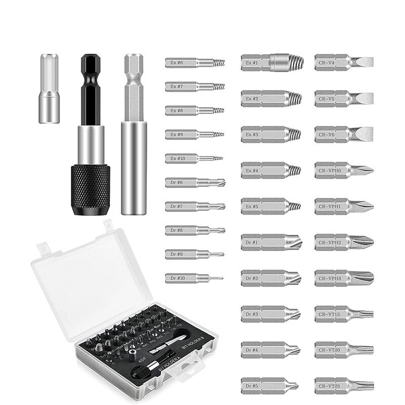 22/33Pcs Damaged Screw Extractor Drill Bit Extract... – Grandado