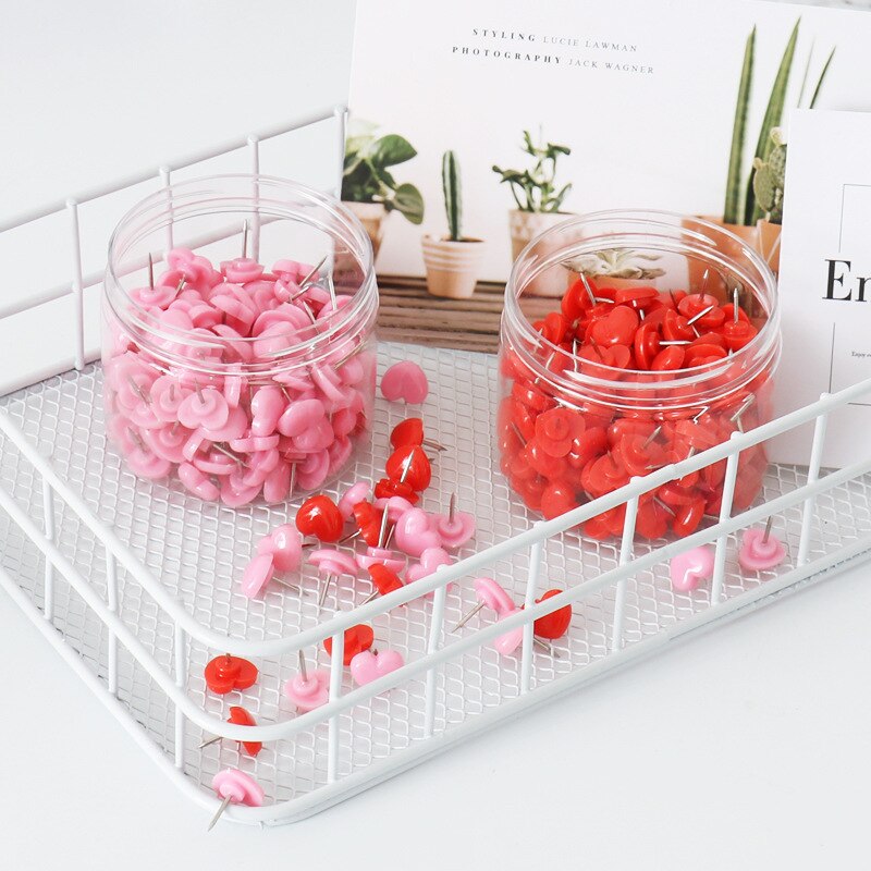 150Pcs Liefde Hart Pins 10Mm Rood Roze Hart Druk P... – Vicedeal
