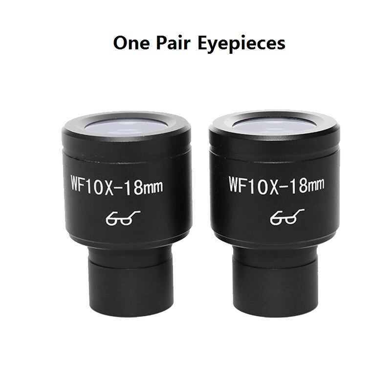 One Pair WF10X 18mm Microscope Wide Angle Eyepiece... – Grandado
