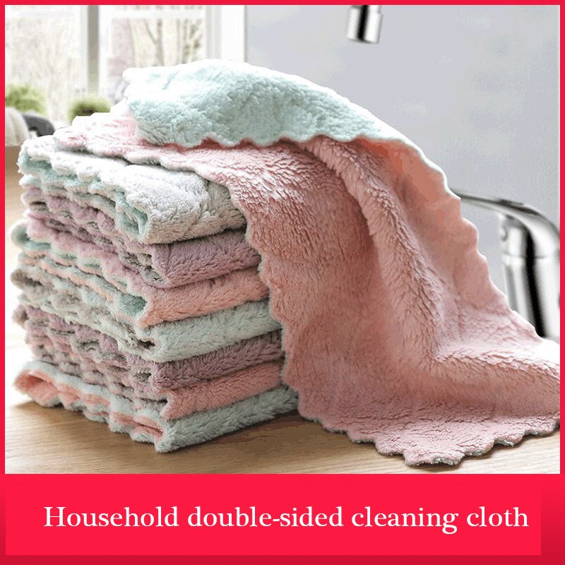 Two-color Absorbent Rag Double-layer Thickening Di... – Vicedeal