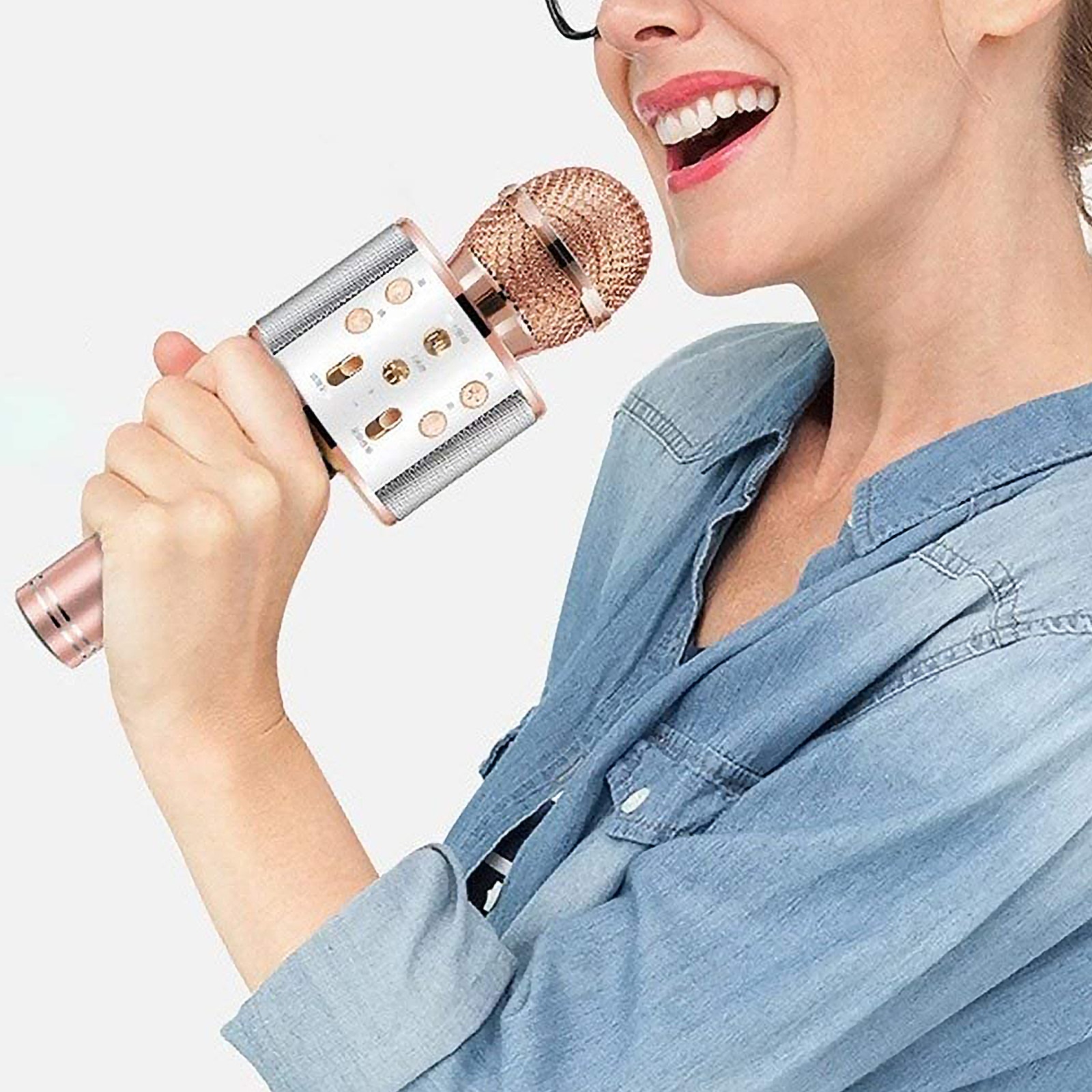 Wireless condenser microphone karaoke mic bluetoot... – Grandado