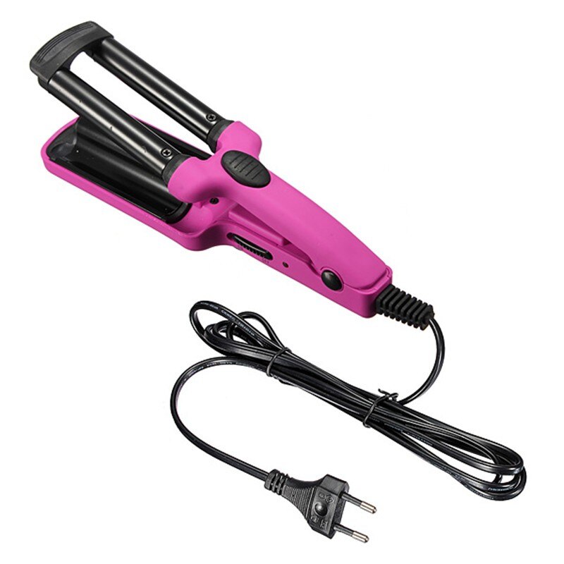 3 Barrel Ceramic Hair Curler Crimper Curling Iron ... – Grandado