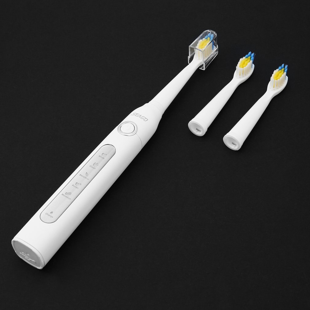 Sonic Electric Toothbrush 3 Replaceable Brush Head... – Grandado