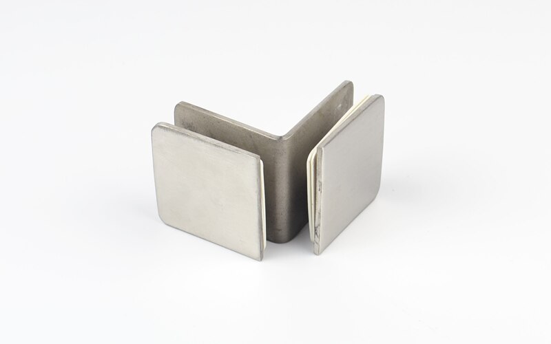 Stainless steel 90 degree Sided retaining glass cl... – Grandado