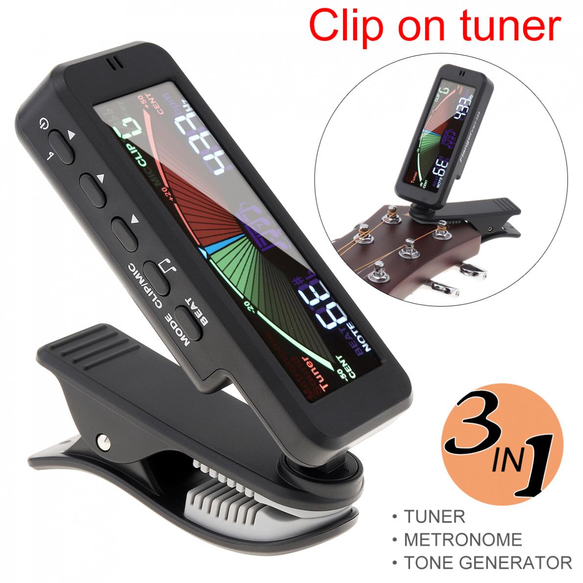 3in1 Guitar Tuner Large LCD Screen Metronome Gener... – Grandado