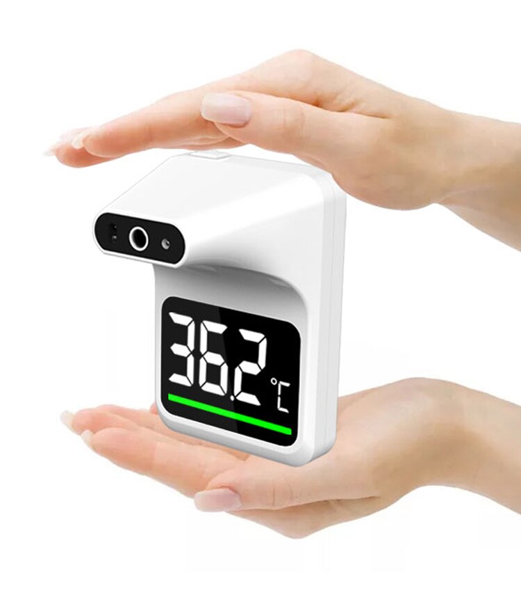 Wall-Mounted Non Contact Infrared Thermometer Wall... – Grandado