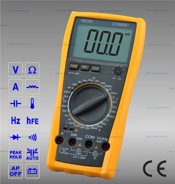 VICHY VICI VC9808+ 3 1/2 Digital multimeter Induct... – Grandado