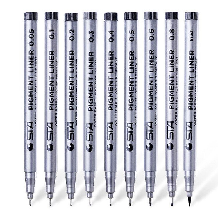 Pigment Liner Pigma Micron Line Drawing Art Marker... – Grandado