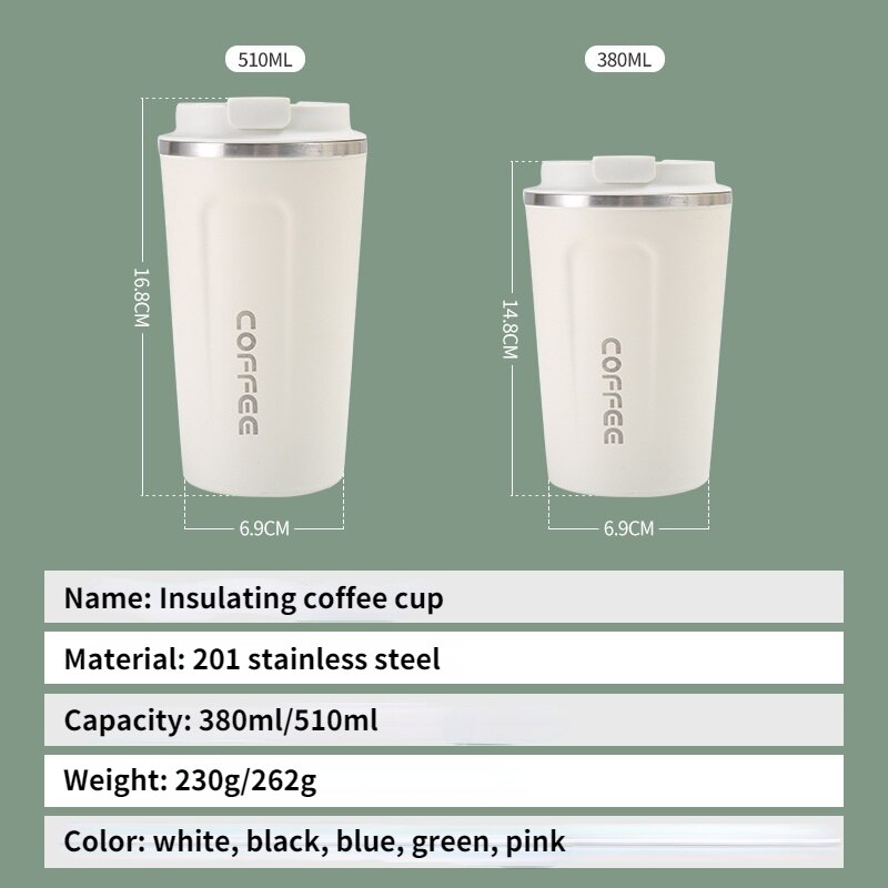 380ml/510ml Coffee Filter Portable Reusable Coffee... – Vicedeal