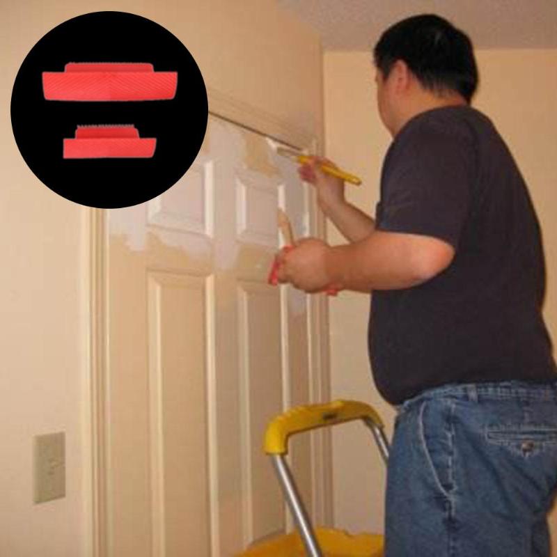 2pcs Rubber Paint Roller Cylinder Imitation Wood G... – Grandado