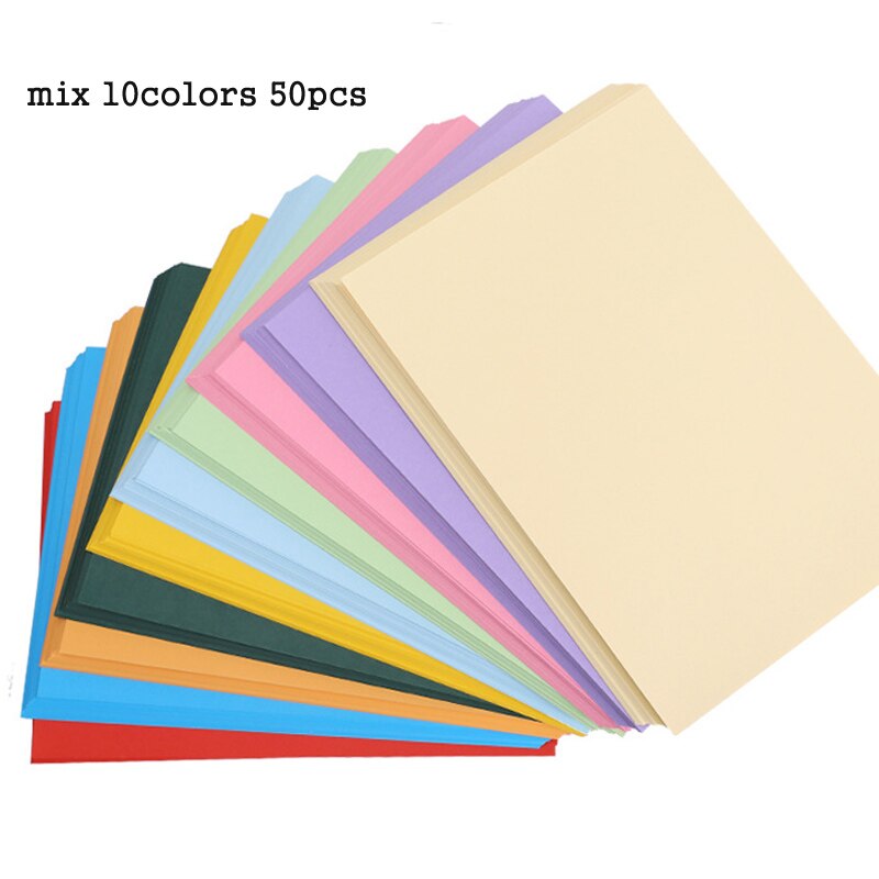 50 Pcs 230gms Thick Hard Cardboard Cutting Paper A... – Vicedeal