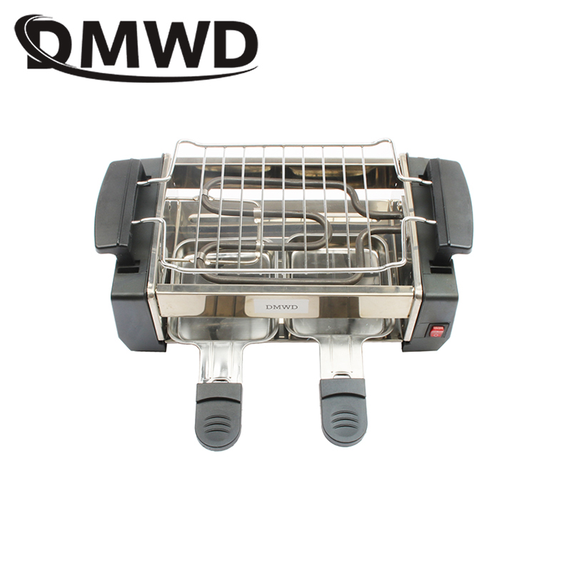 DMWD Smokeless Electric Raclette Grill Double Laye... – Grandado
