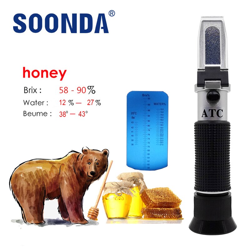 58~90% Brix Refractometer For Honey Water Sugar Ba... – Vicedeal