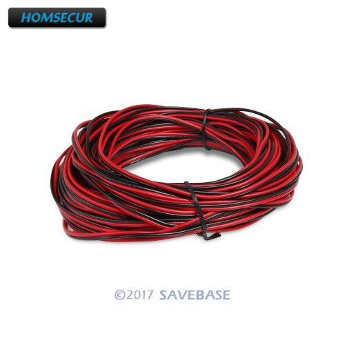 HOMSECUR 2 Core Red&Black 30m Copper Cable For... – Grandado