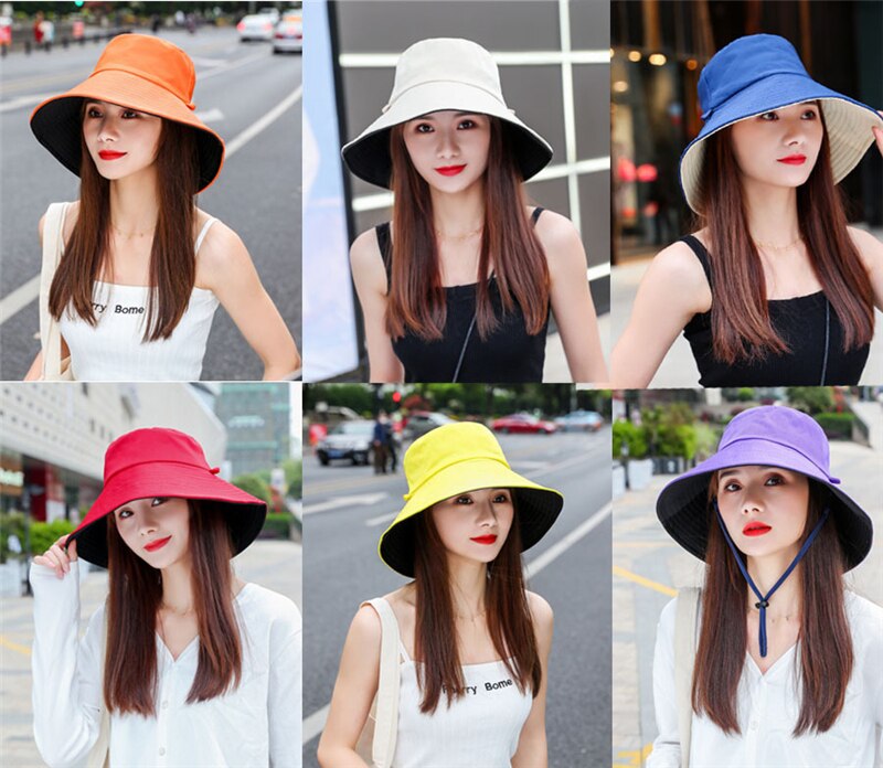 Sun Hat Summer Foldable Bucket Hat for women Outdo... – Grandado