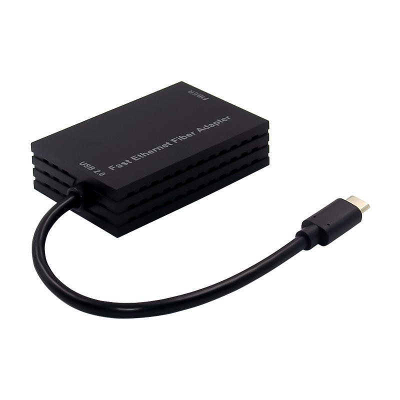 TYPE-C USB2.0c Fast ethernet fiber adapter sfp AIS... – Vicedeal