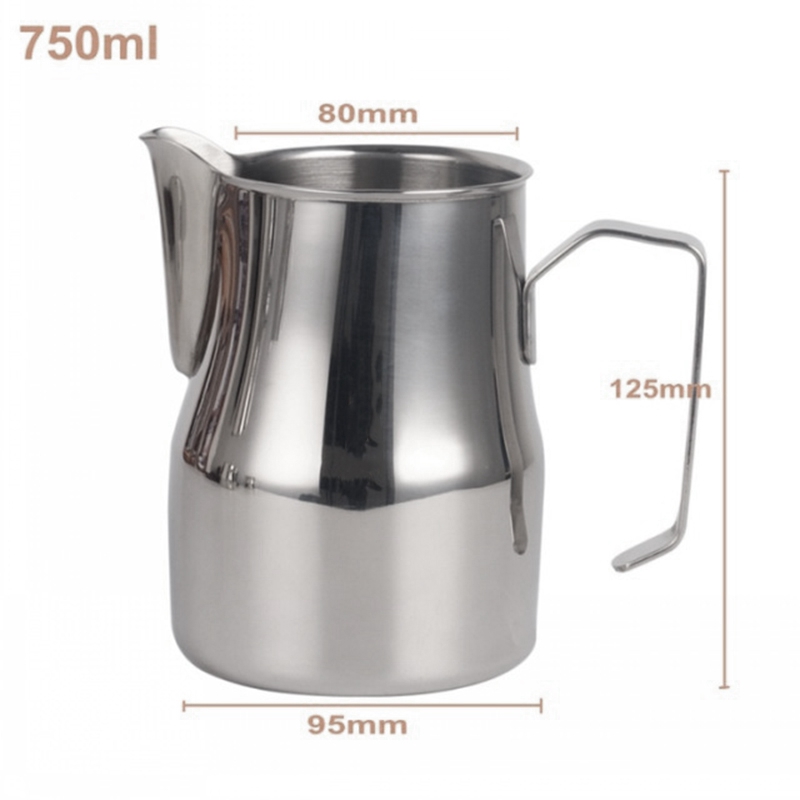 750Ml Milch Aufschäumen Krug Krug Espresso Kaffee ... – Vicedeal