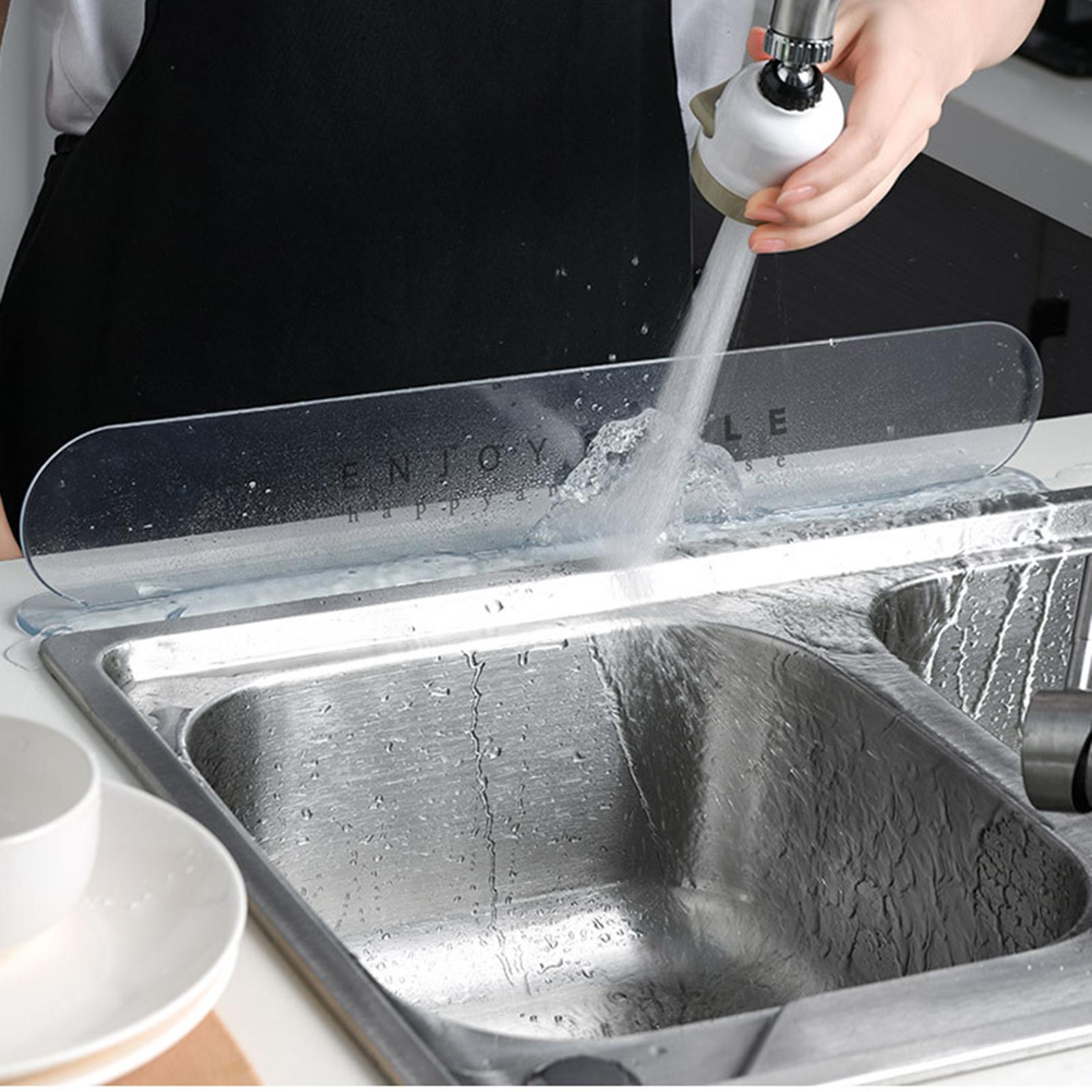 Sink Water Splash Guard Plastic Modern Water Splat... – Grandado