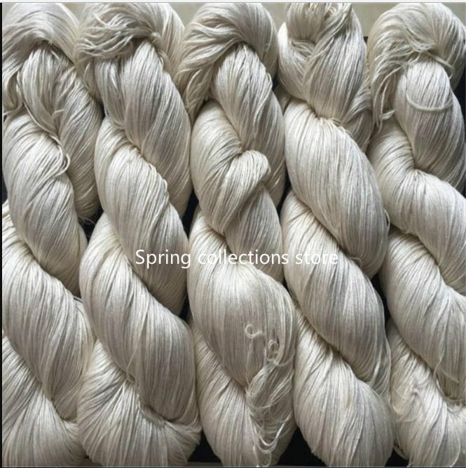 100g Soft Smooth 100% mulberry silk Yarn Skein Kni... – Grandado