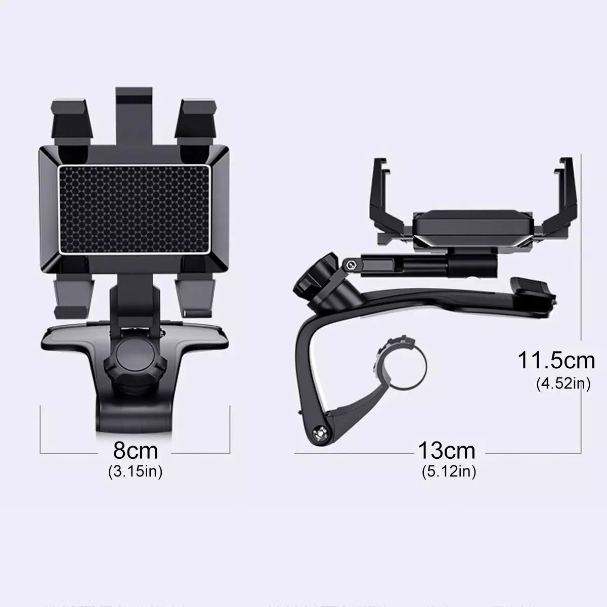 360° Clip On Dashboard Mobile In Car Phone Holder ... – Vicedeal