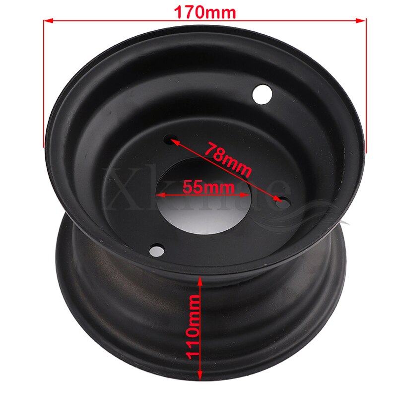 6 inch ATV four-wheel rims suitable for GO Kart Go... – Grandado