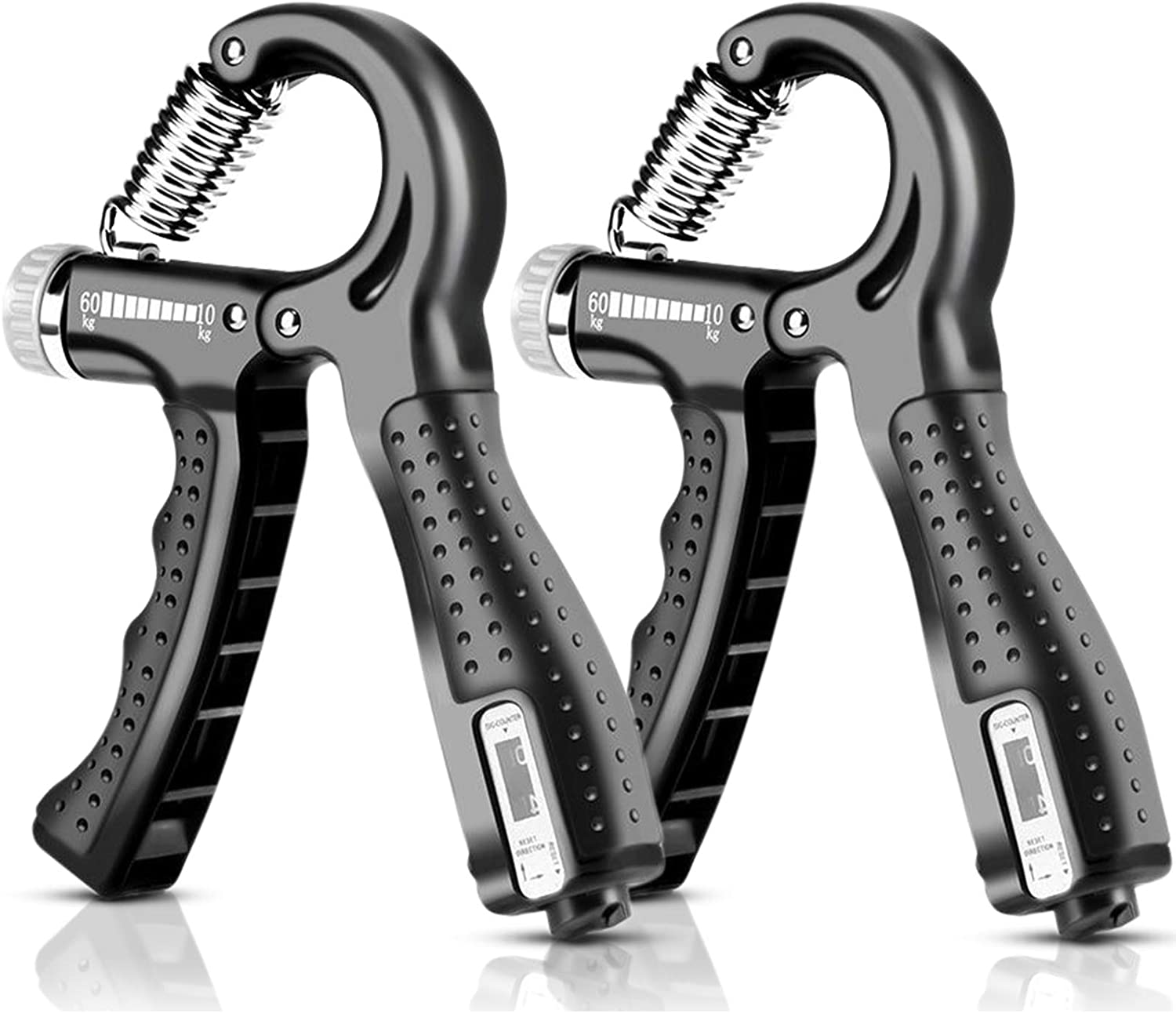 Hand Grip Set Adjustable Finger Strengthener with ... – Vicedeal